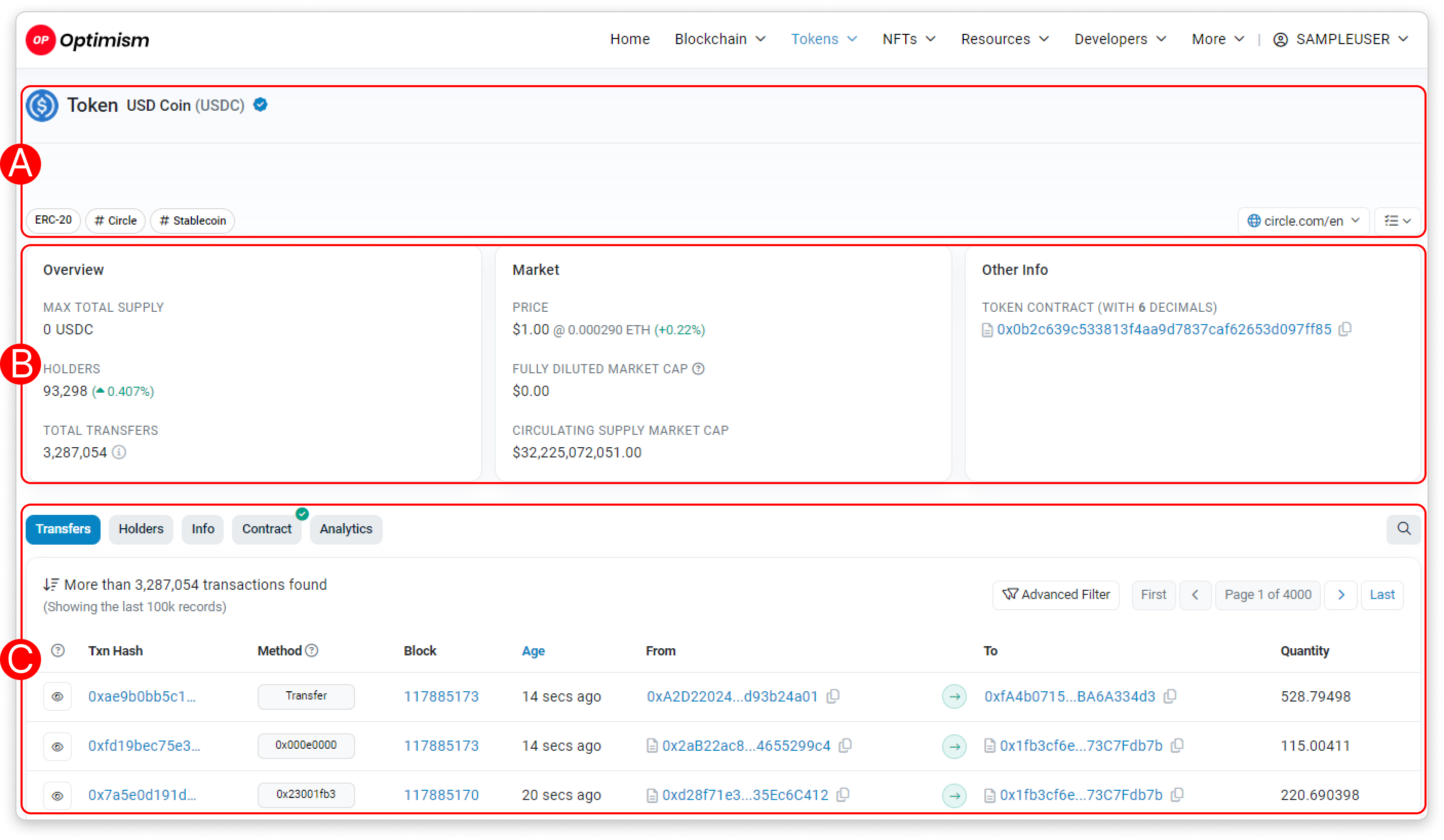 Arbiscan Information Center | Understanding the Token page